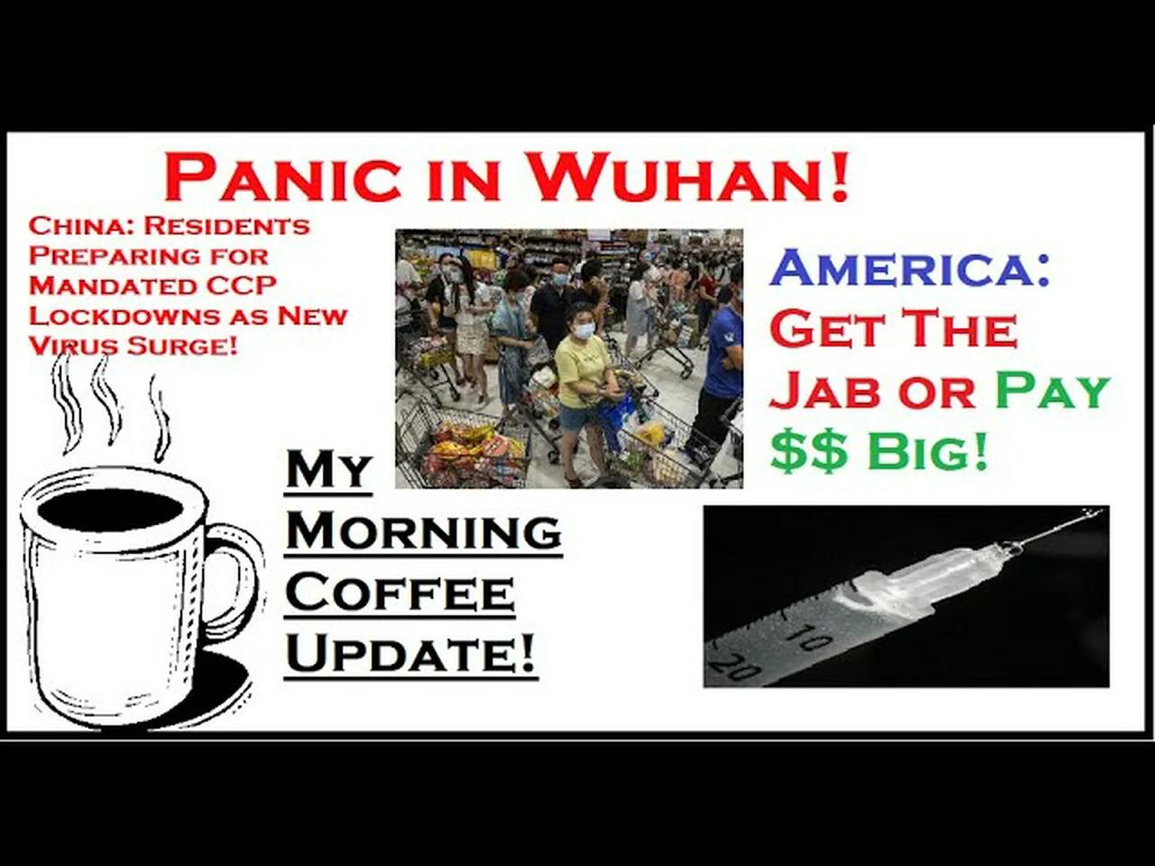 My Morning Coffee Update! (Aug. 7). Crazy World!