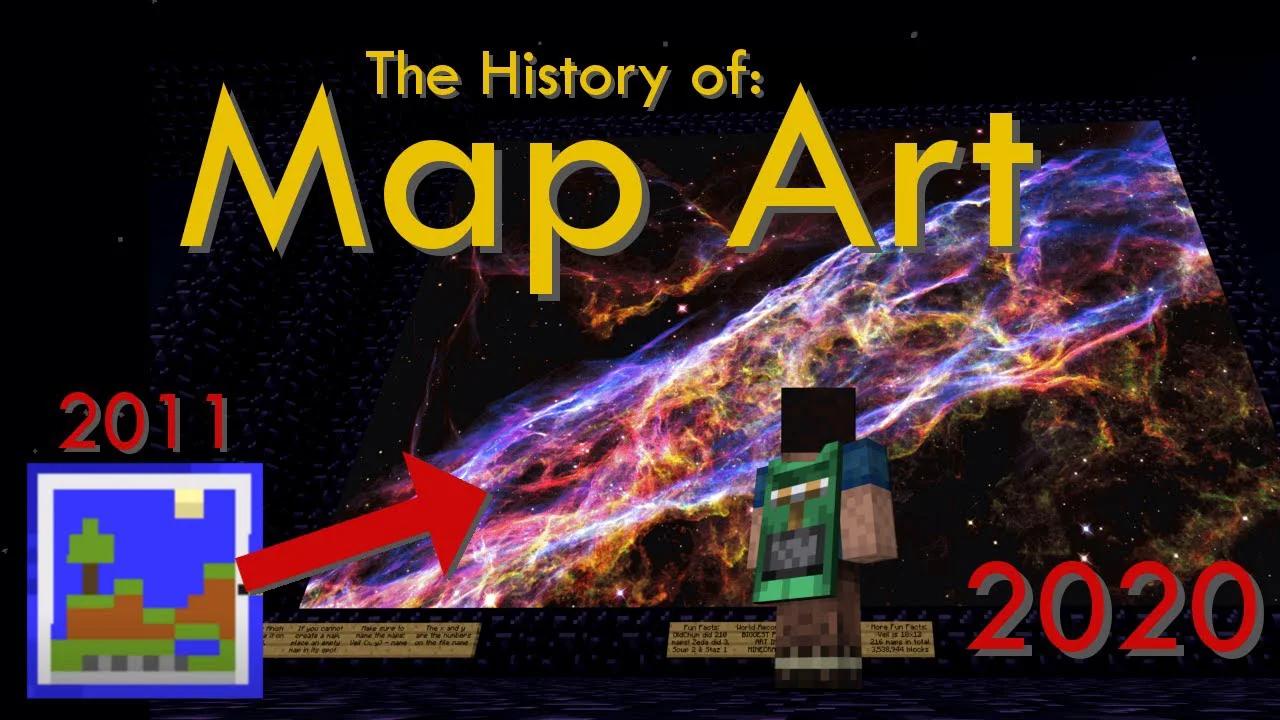 The History of Map Art - Minecraft/2b2t