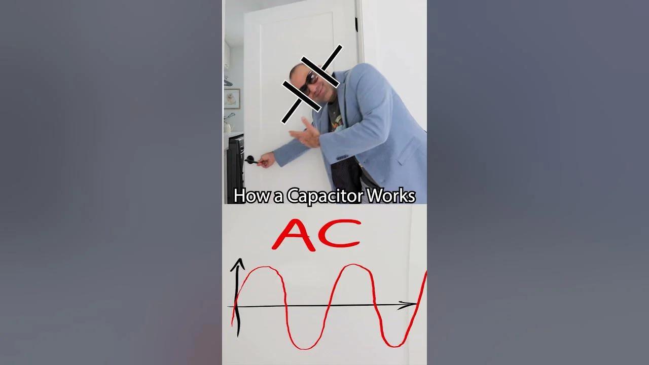How a Capacitor Works #technology #electrical #funny