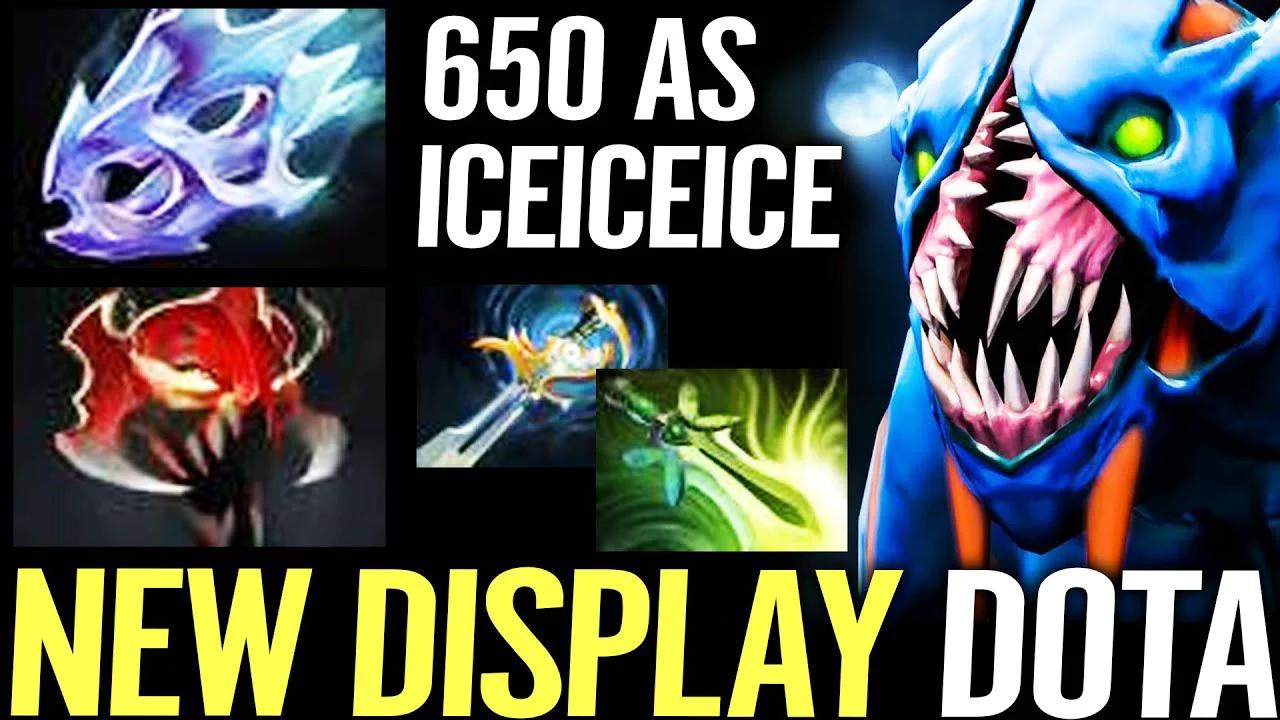 🔥 Dota 2 NEW DISPLAY — Iceiceice 650AS Max Speed Pro Night Stalker WTF ...