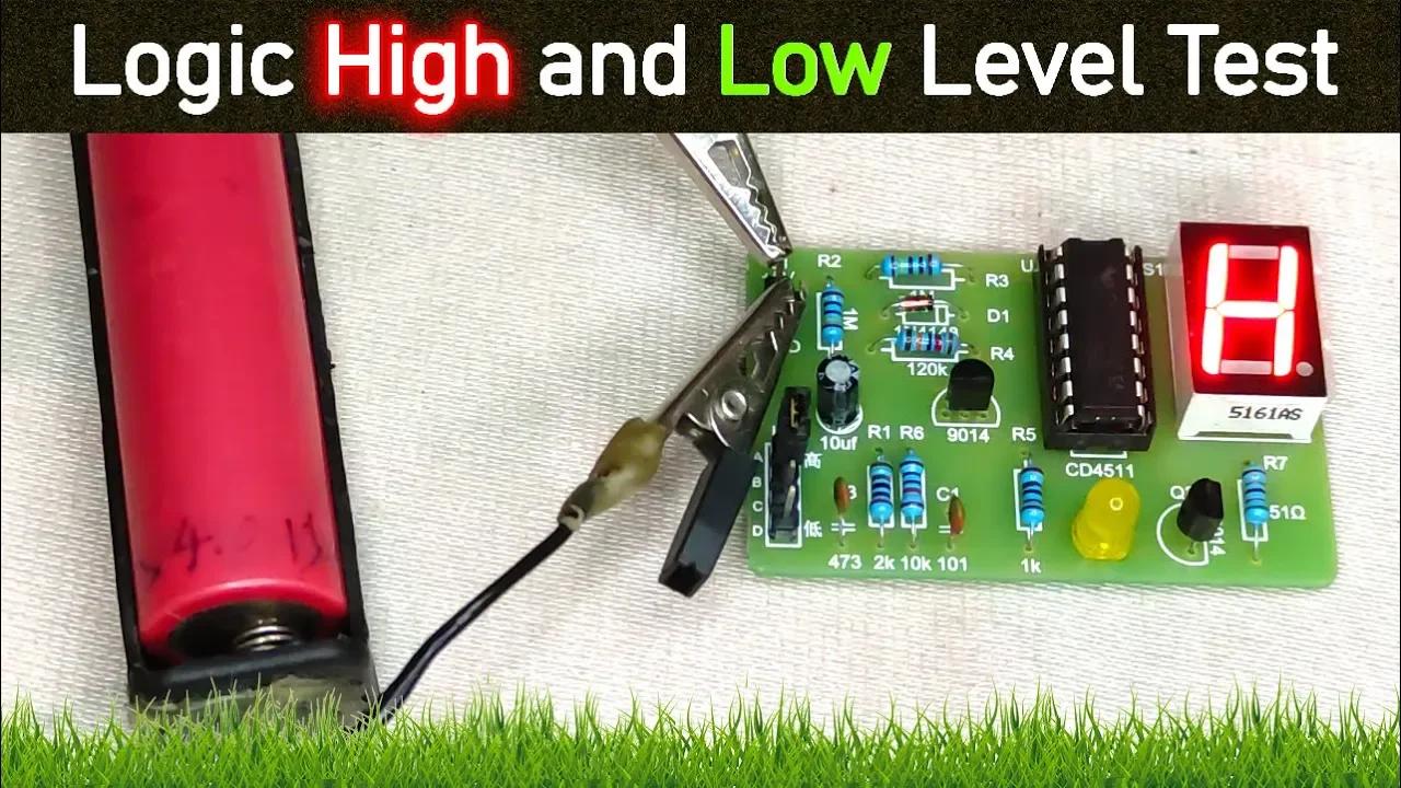 DiY 7 Segment Digital Display LED Logic Pen Electronic Kit High and Low ...