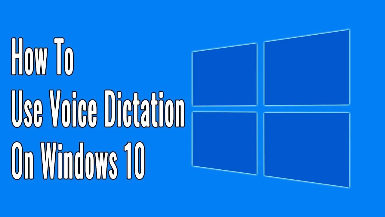 How to Use Voice Dictation on Windows 10