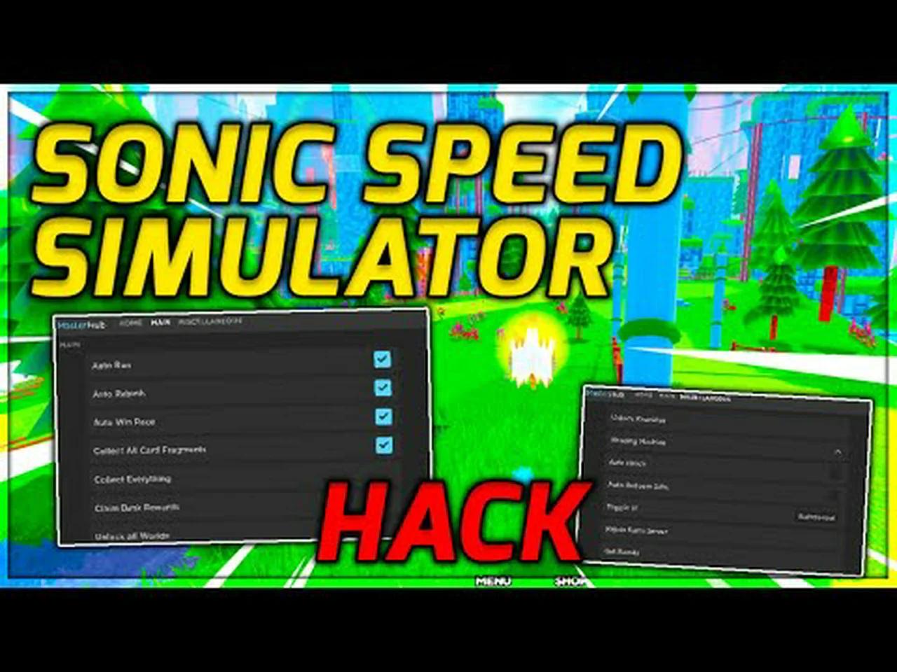 BEST Roblox Sonic Speed Simulator SCRIPT GUI HACK | BEST EXPLOIT 2022