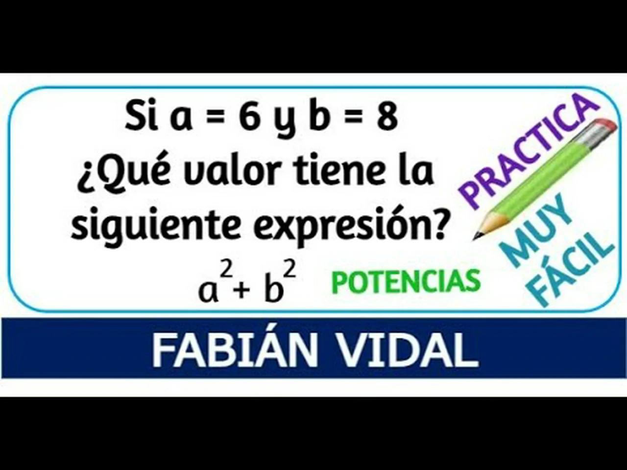 EJERCICIO DE POTENCIAS REEMPLAZANDO INCÓGNITAS