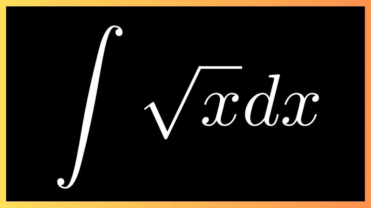 Integral Indefinida Com Raiz - Cálculo Integral raiz(x) sqrt(x)