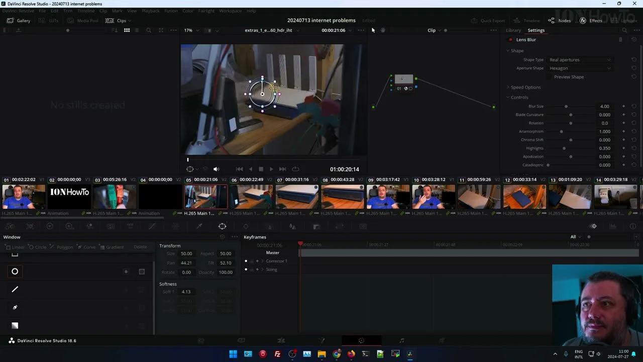 How to Blur Objects and Faces in DaVinci Resolve Using Masks and Tracking