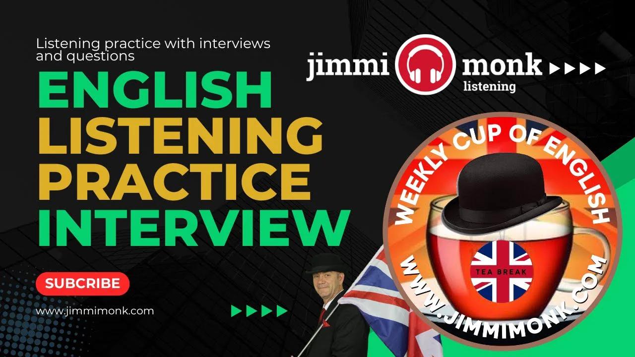 English listening practice interview