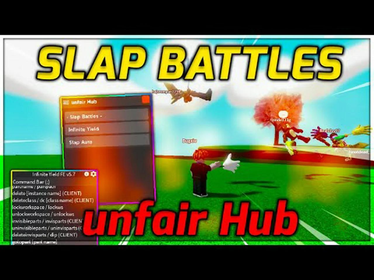 ROBLOX Slap Battles SCRIPT HACK GUI unfair Hub | WORKING