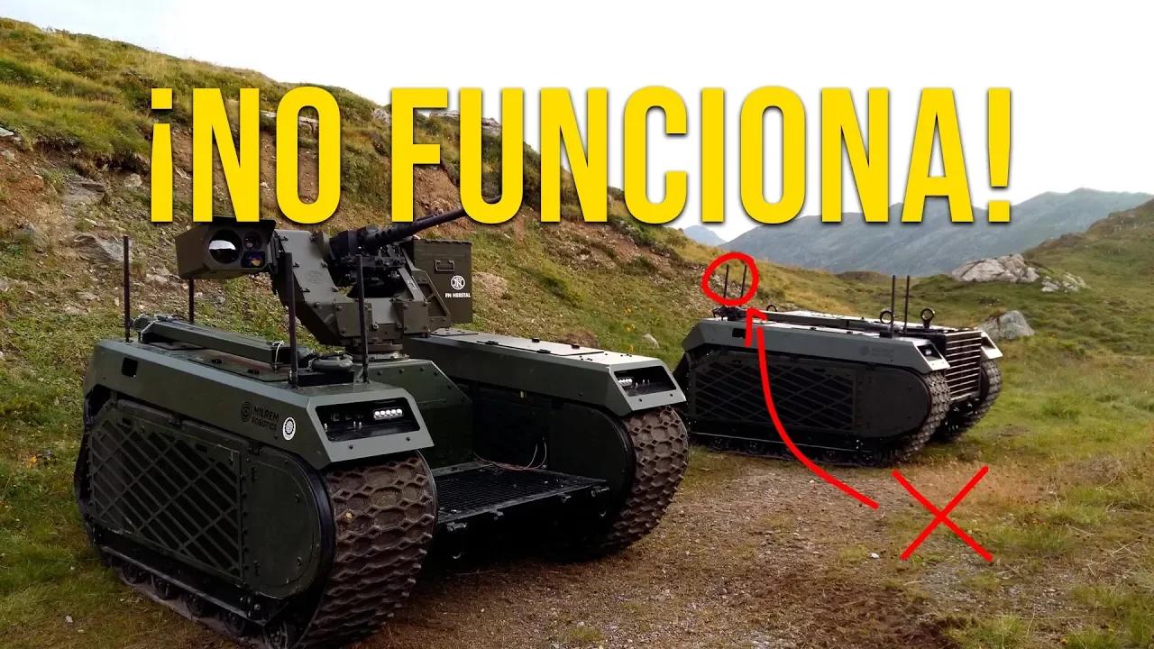 ¿Por Qué los Tanques Robots NO Sirven en el Campo de Batalla Hoy?