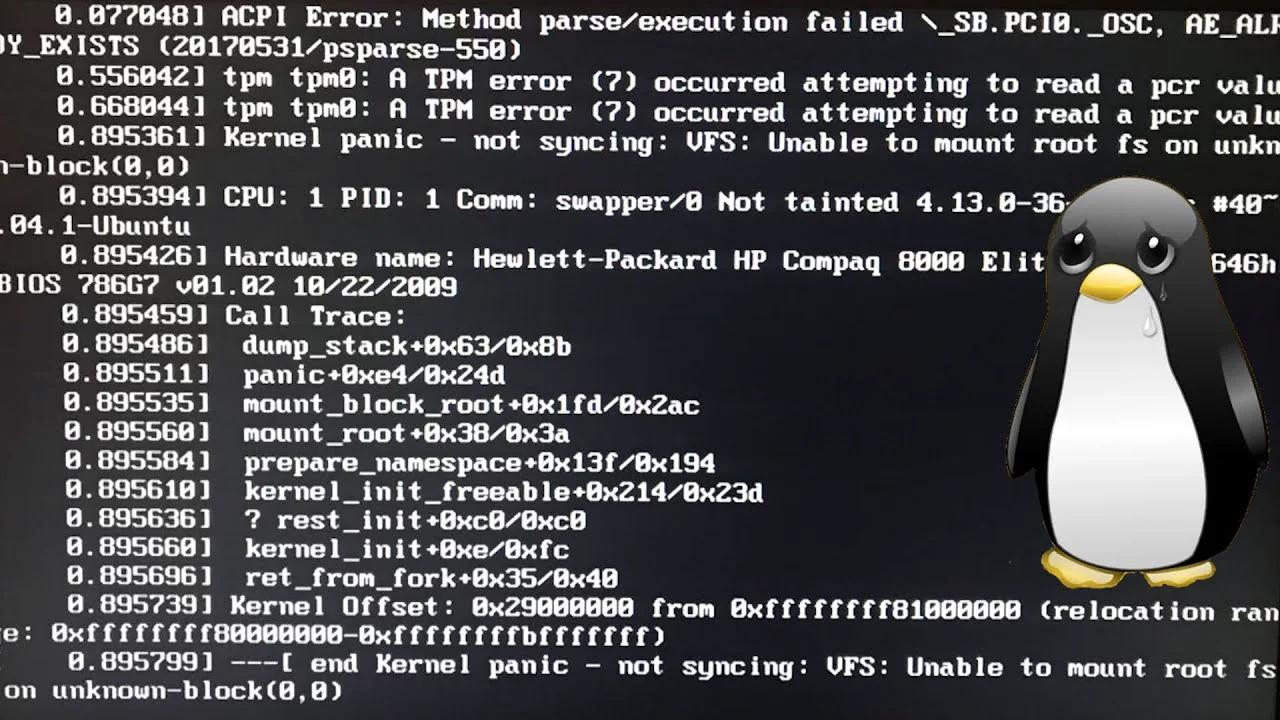 How to Fix Kernel Panic Unable to Mount Root FS