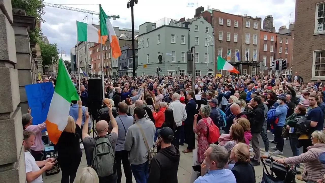 Paddy Manning: Anti-Paedophila Demonstration Dublin