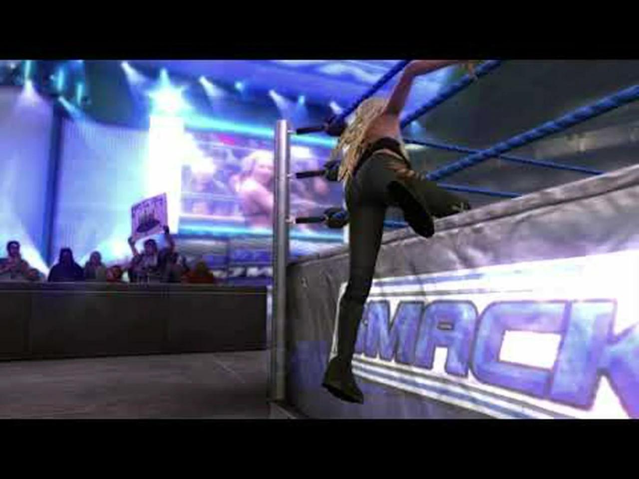 SVR09: Kelly Kelly, Maria, and Michelle McCool VS Layla, Melina, and ...
