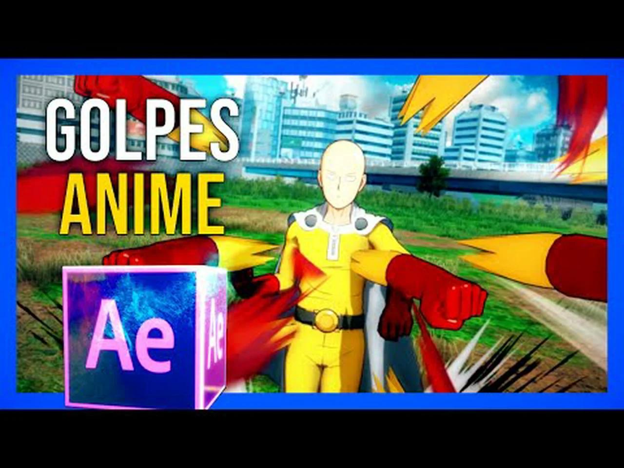 👊COMO Crear El Efecto GOLPES De Anime en After Effects | Efecto SUPER ...