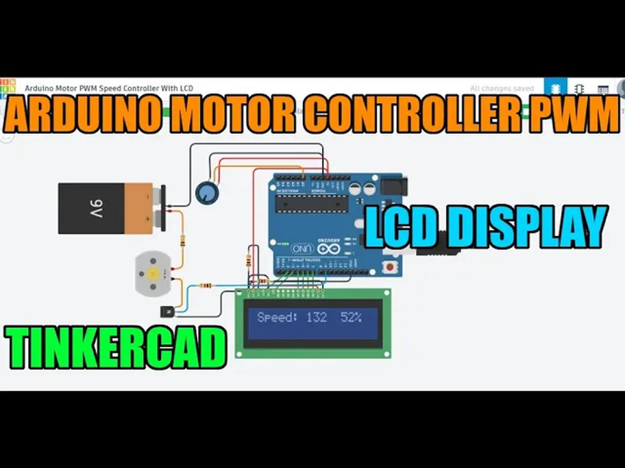 How To Use Arduino Uno As A Motor Controller Pwm With Lcd Display 9137