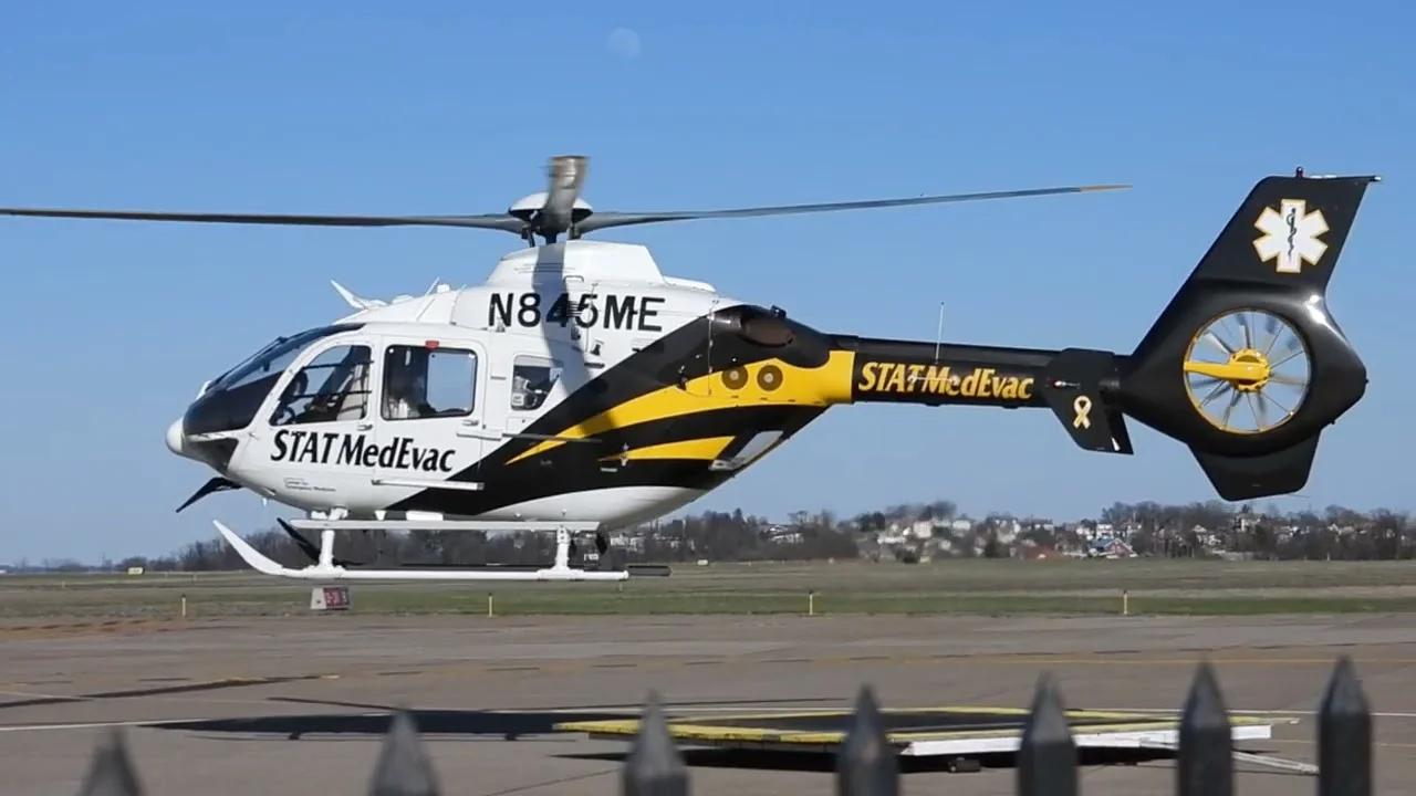 N845ME - STAT MedEvac 15 Taking Off