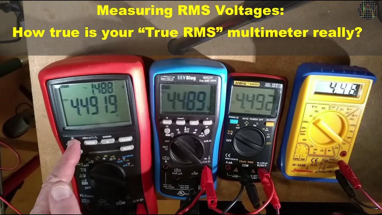 Measuring RMS Voltages: How true is your True RMS multimeter really?