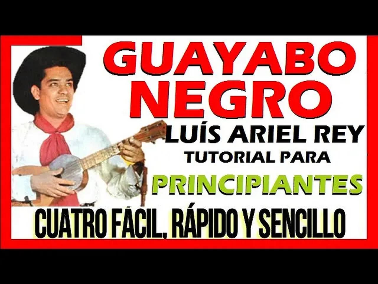 GUAYABO NEGRO Letra y Acordes. Tutorial ritmo pasaje. CUATRO FÁCIL ...