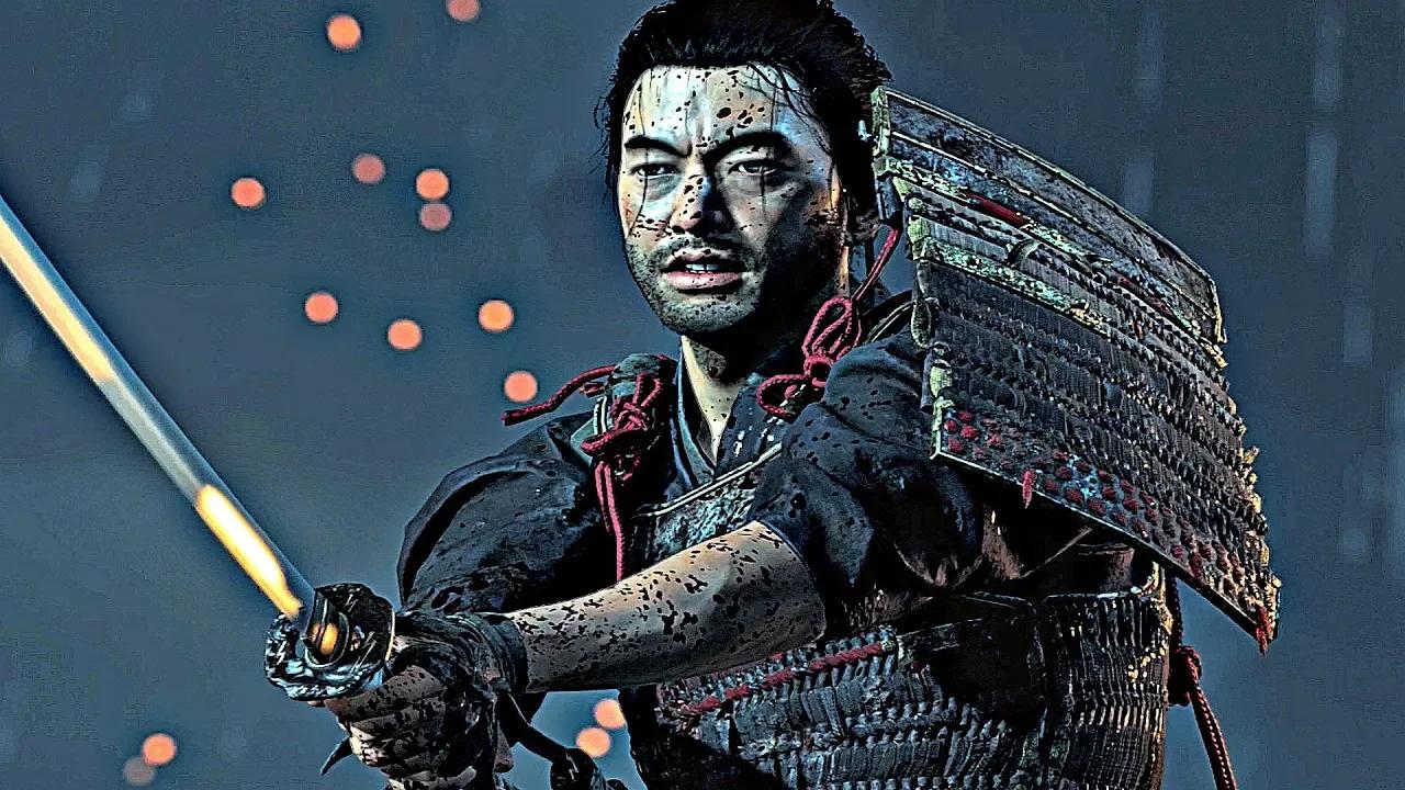 Samurai Challenges Mongol King Fight Scene (4K 60FPS) PS5 Ghost of Tsushima