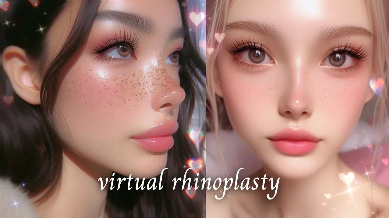 VIRTUAL RHINOPLASTY! Desired Nose! Affirmation Meditation Supraliminal ...