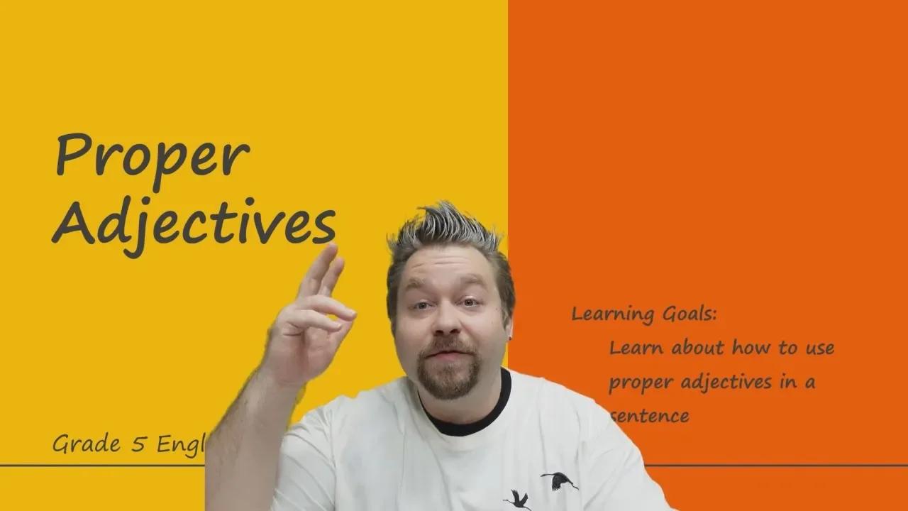 What are Proper Adjectives? How to use Proper Adjectives in a Sentence ...
