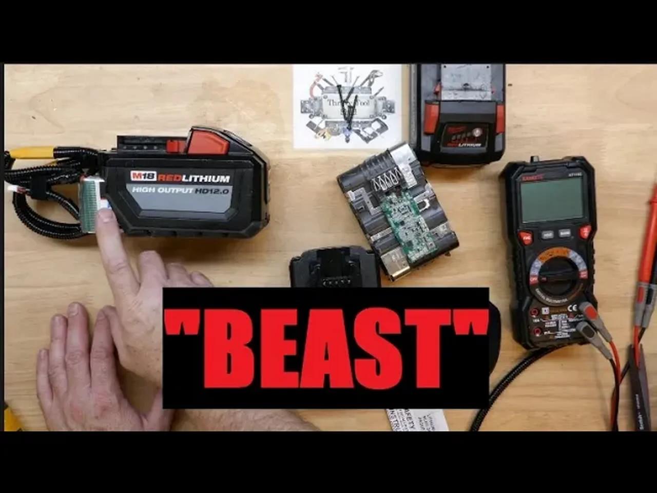 Milwaukee M18 Modified 10AH Power Stack "Beast"