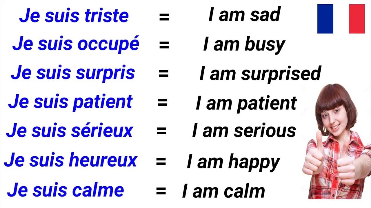 The Most Commonly Used Adjectives in French. | Les Adjectifs les plus ...