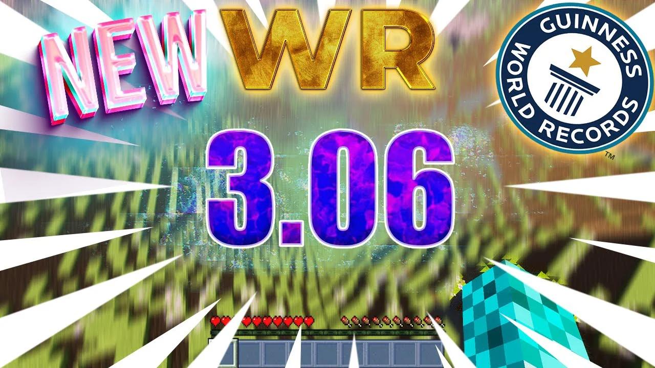 I Just Set A New World Record In Minecraft
