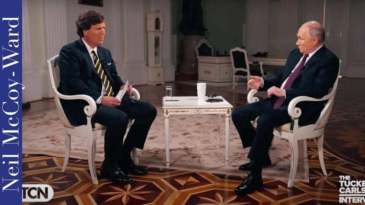 Tucker Carlson Interviews Putin (Full Summary!) + 'Boris Johnson' Stopped Peace/Ceasefire