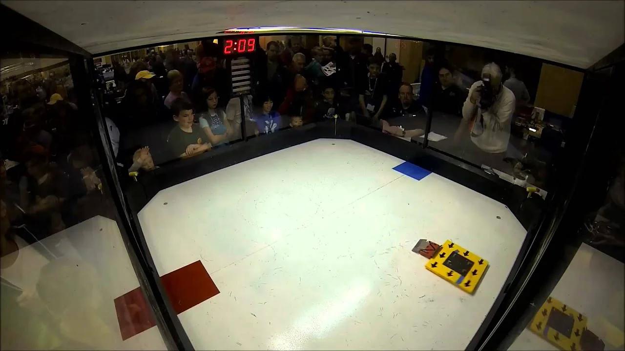 Robot Fights - Mecha-Mayhem 2014 - Antweight - No vs Recoil