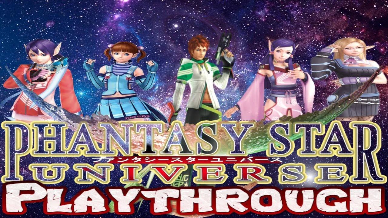PS2 Classic Sunday's New Game! Phantasy Star Universe Ep 11 Tylor And ...