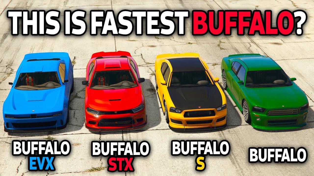 🔥GTA 5 ONLINE - BUFFALO EVX VS BUFFALO STX VS BUFFALO S VS BUFFALO ...