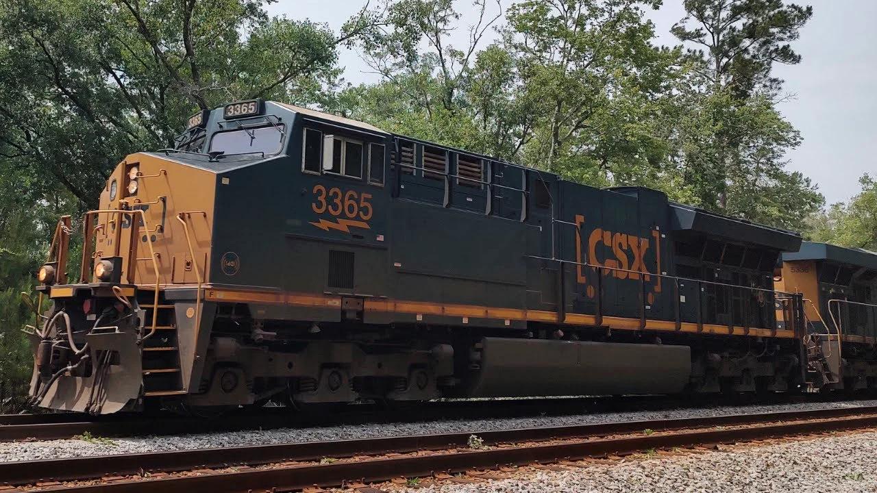 CSX TRAINS 2024: CSX 3365 Leading C041-07 (5/10/24 @ 2:57pm)
