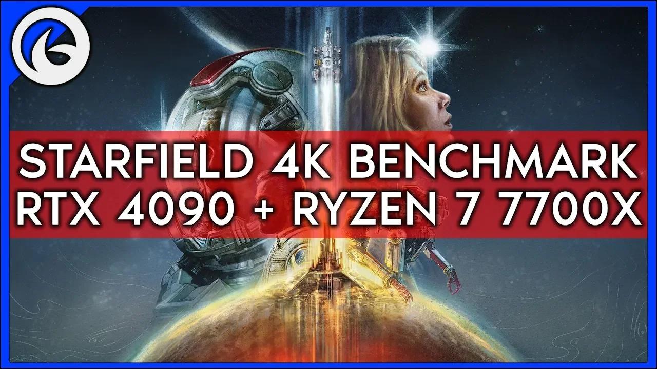 Starfield - RTX 4090 ULTRA 4K PC Benchmark with DLSS 3 Mod