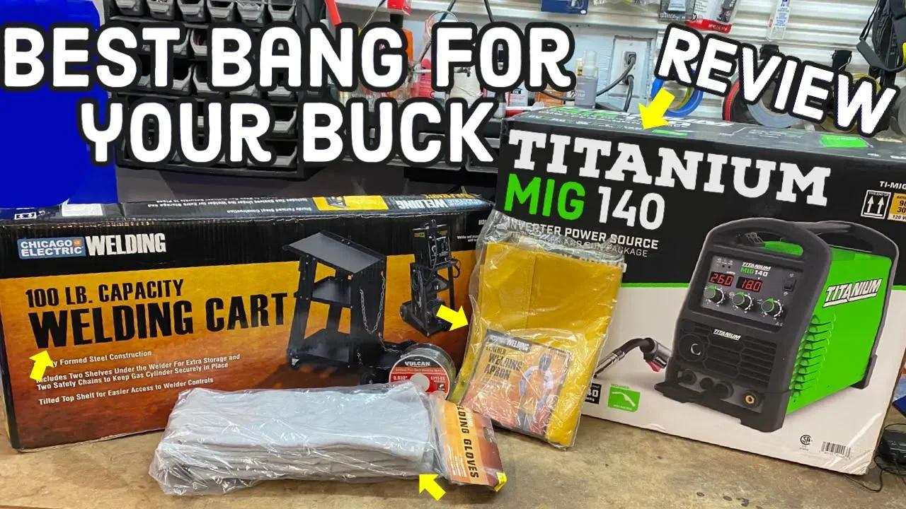 Titanium MIG 140 Welder Unbox and review - Best budget welder - Harbor ...