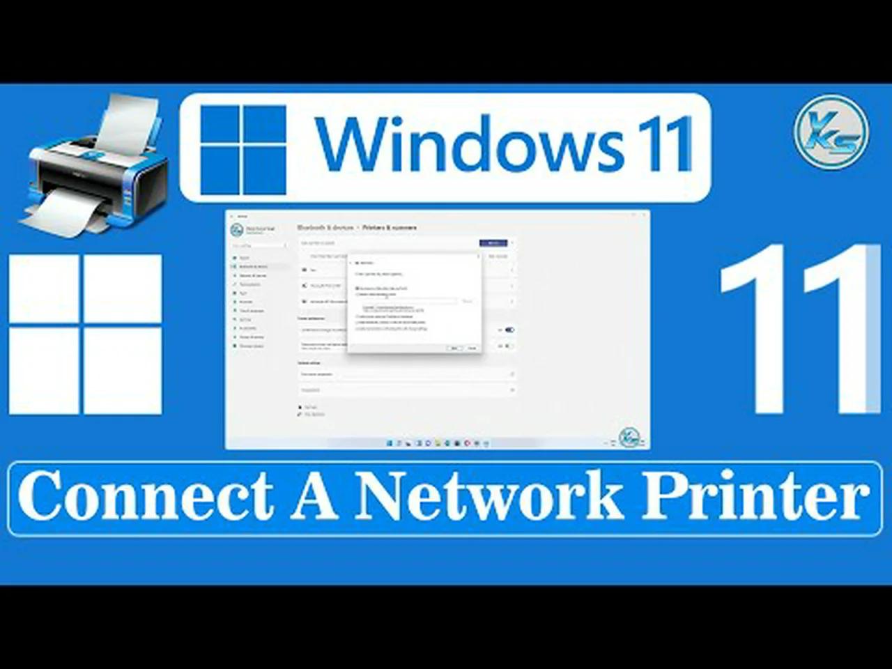 How To Connect A Network Printer in Windows 11