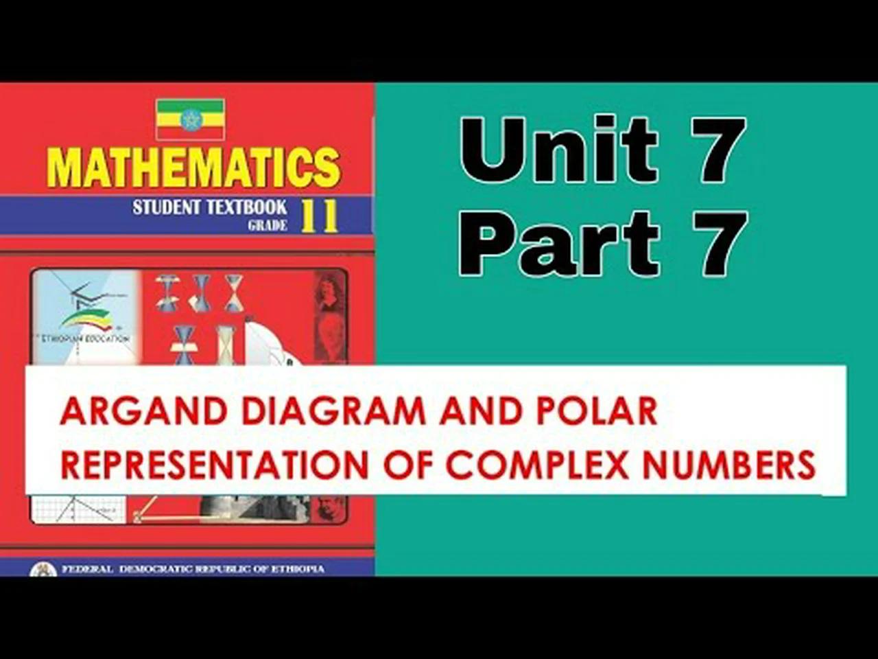 Ethiopian Grade 11 Maths Unit_7 p_7 Polar Representation of complex number