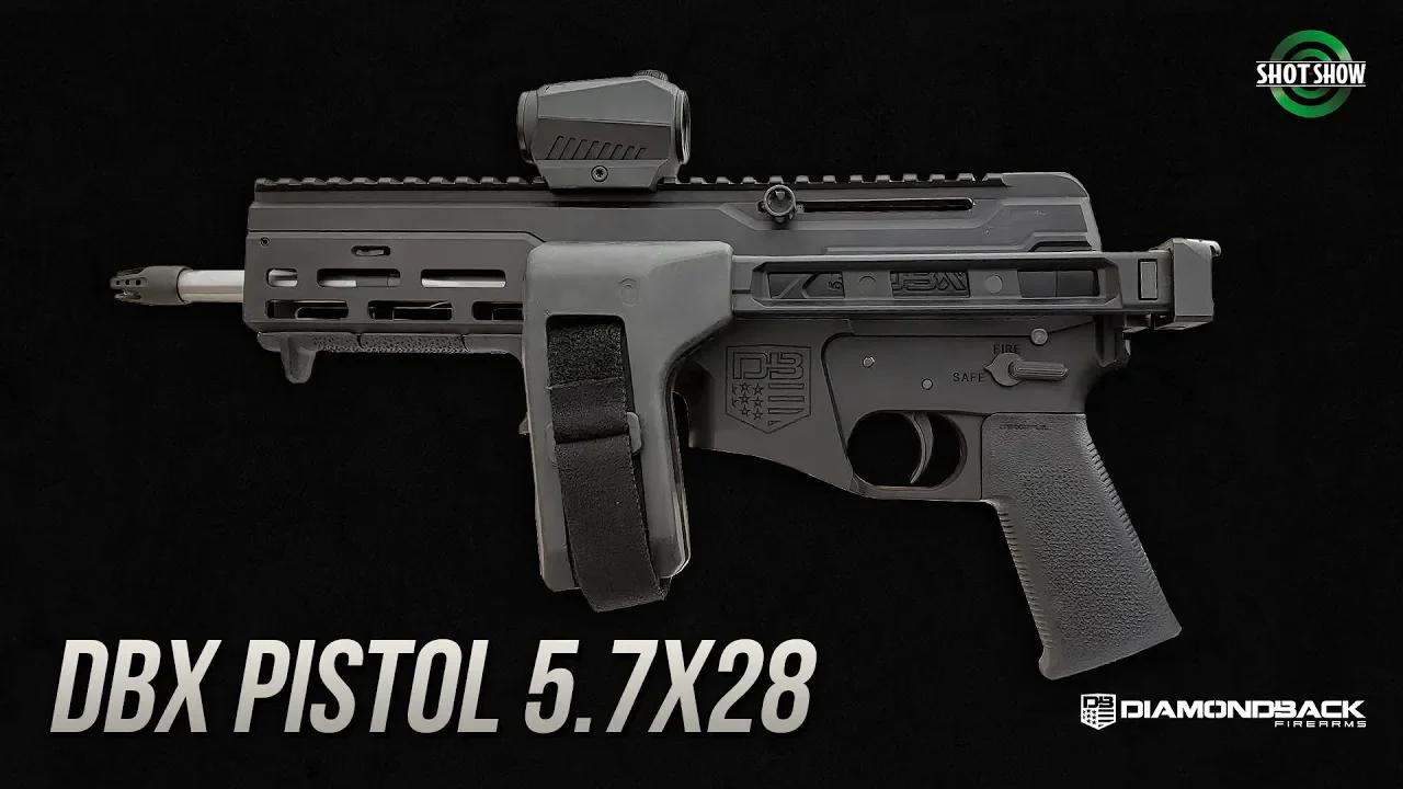Diamondback Firearms DBX Pistol in 5.7x28 - SHOT Show 2020