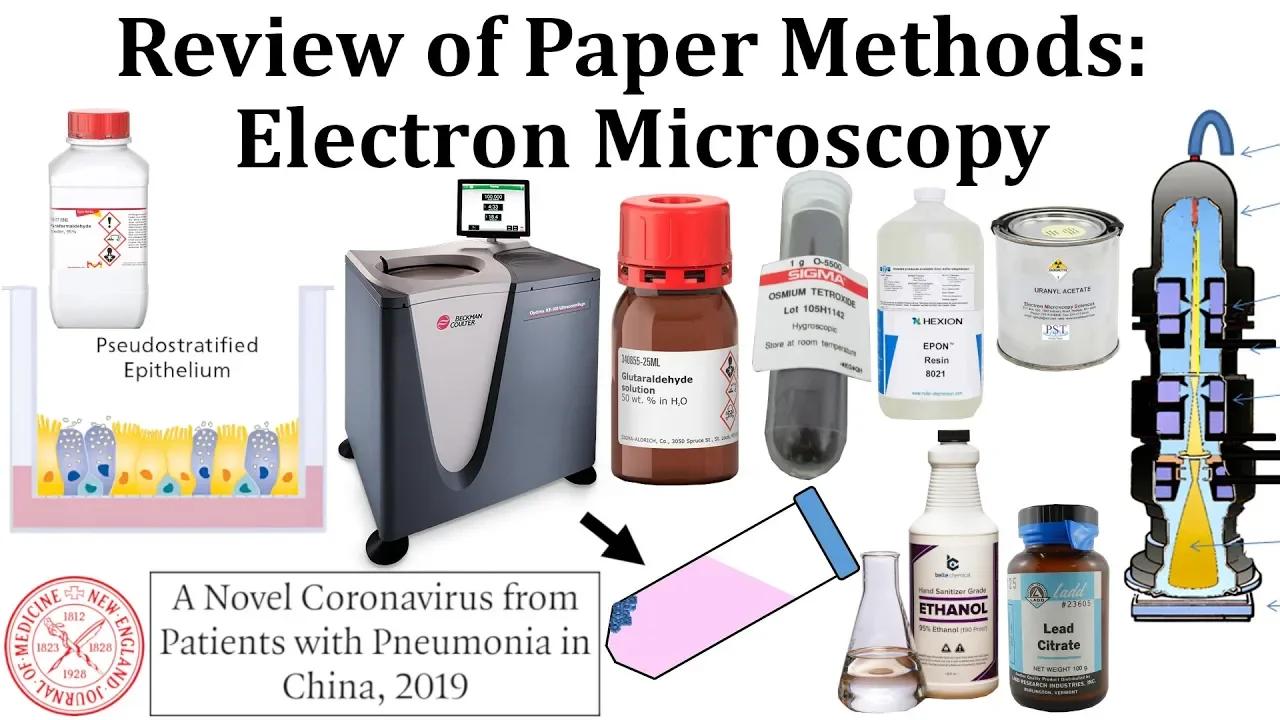 Review of Paper: Electron Microscope Preparation for COVID-19 "Virus"