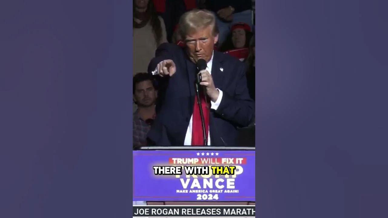 Trump stops mid sentence to creep on a woman #shorts