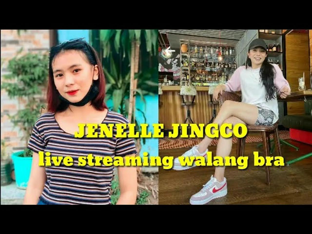 JENELLE JINGCO WALANG BRA KITANG KITA ANG SUSO SA LIVE STREAMING