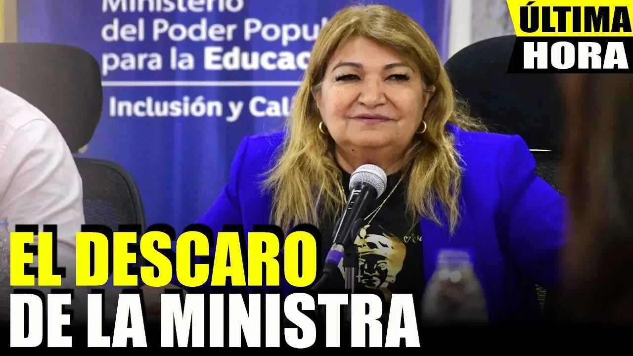 🔴 👉 👉 El Gran DESCARO De La Ministra Chavista ENTÉRATE 😠