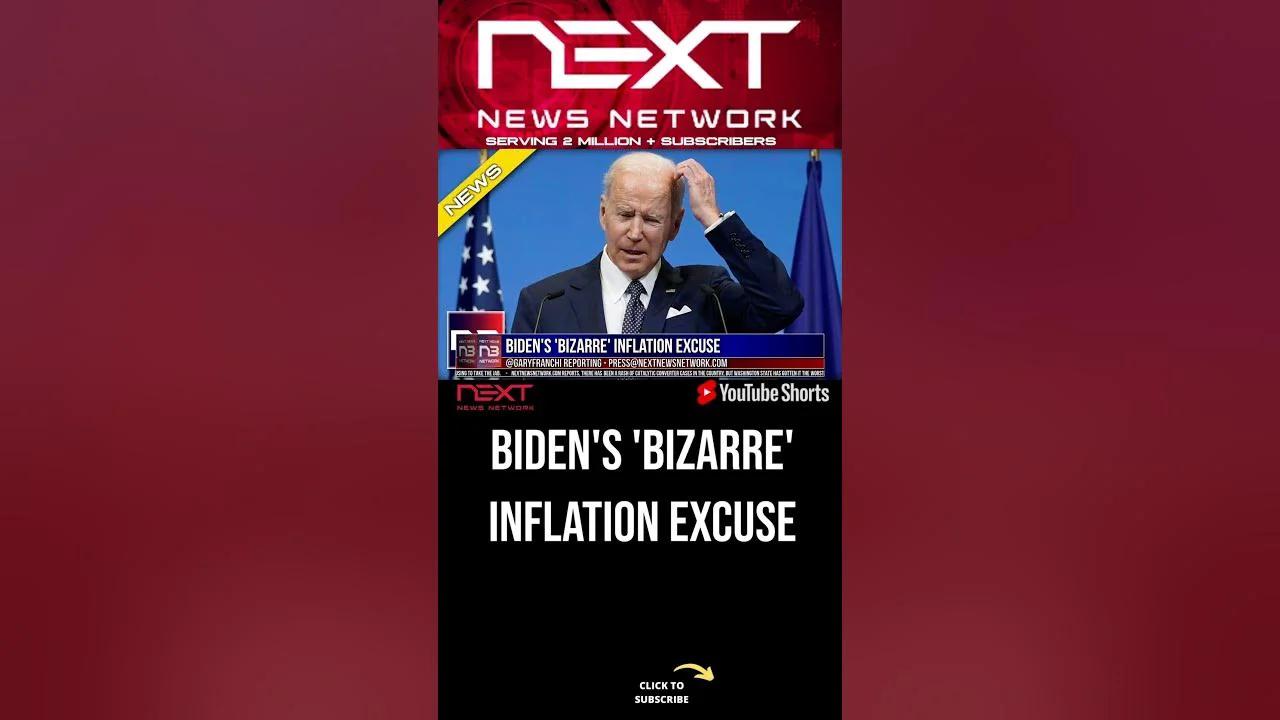 Biden's 'Bizarre' Inflation Excuse #shorts