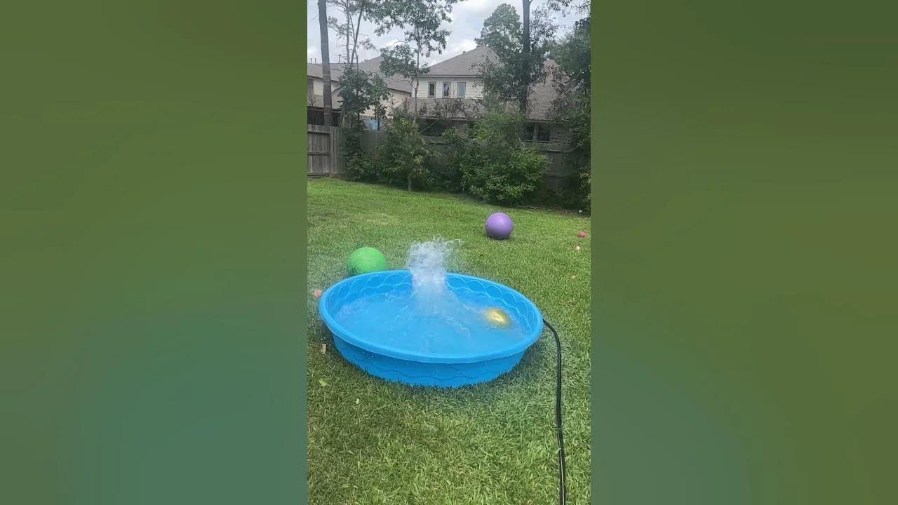 Water balloon slow motion
