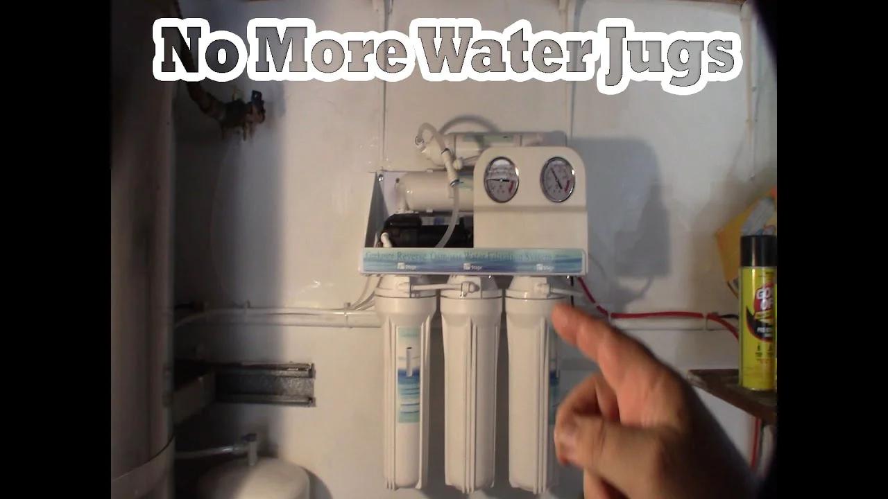 Geekspure reverse osmosis water system with booster pump Installation ...