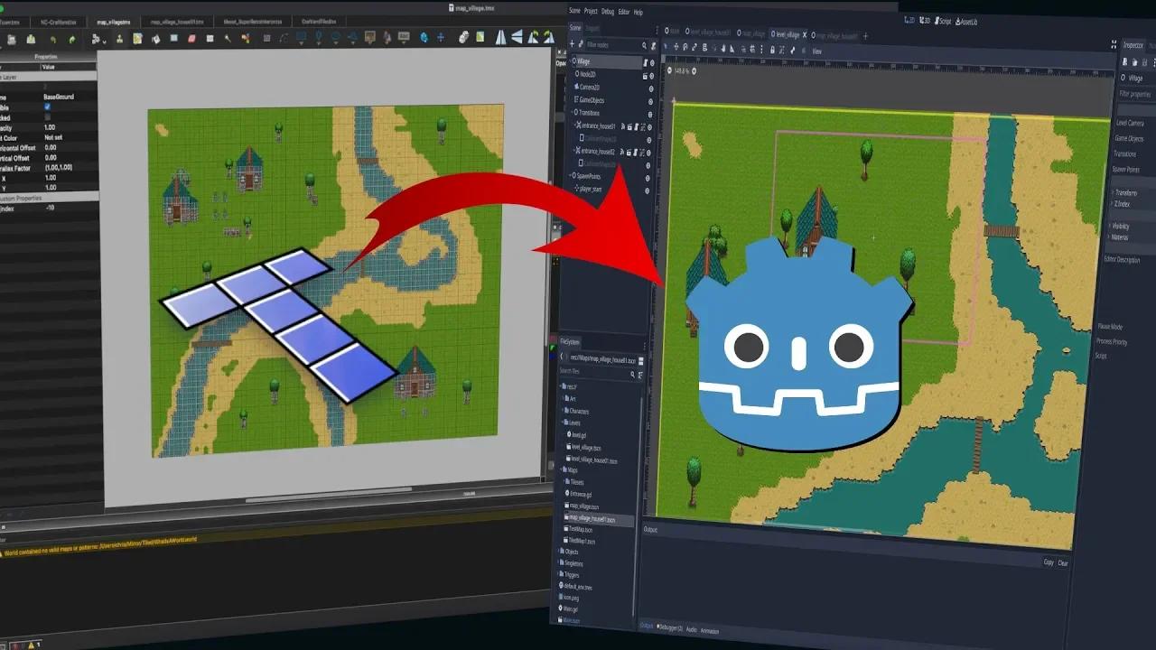 How to Install Tiled to Godot Plugin for Building Better Tilemaps for 2D Games