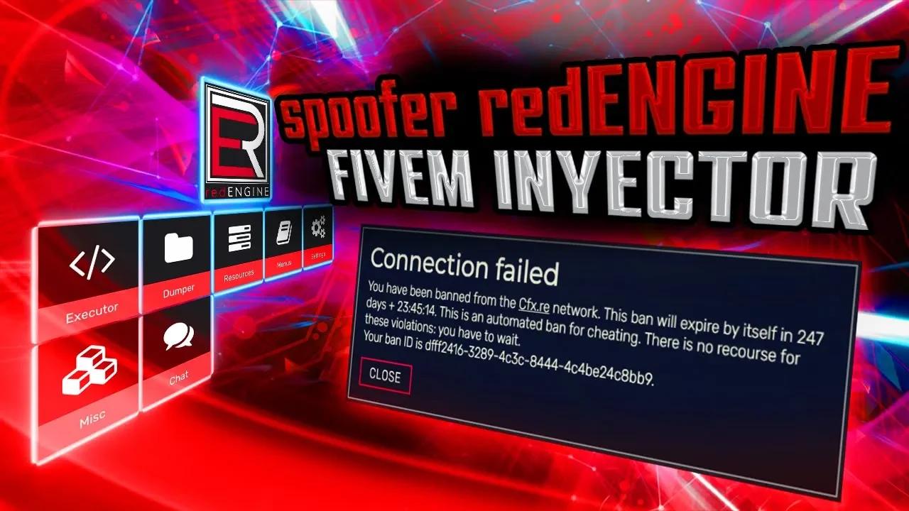 🚨Fivem Spoofer Inyector RedEngine 2023🚀 | UNBAN FIVEM GLOBAL 230 DAYS UNBAN M2 DISK😲 | UNDETECTED