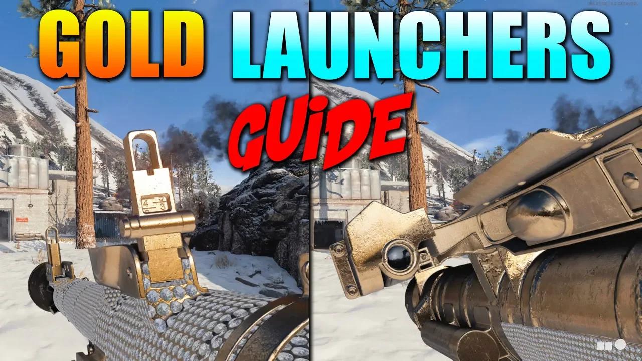 How to get Launchers Gold in Black Ops Cold War