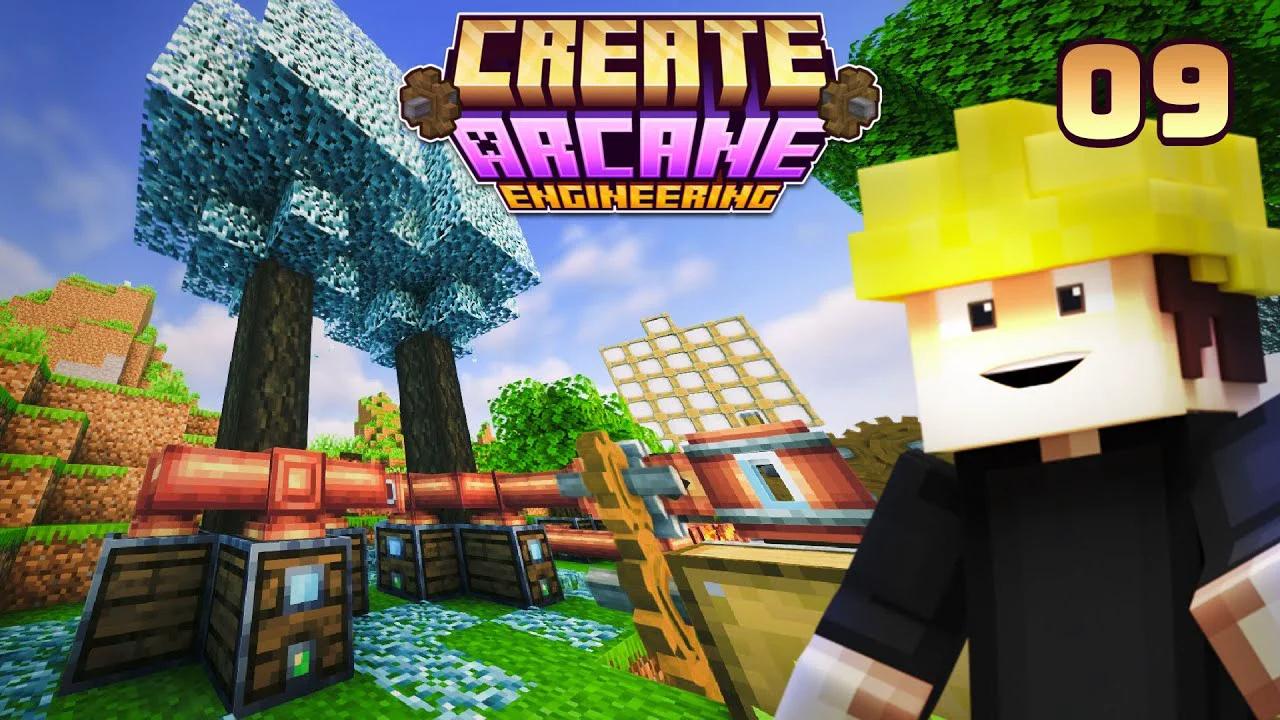 Minecraft: Create Arcane Engineering Ep. 9 - On extrait la résine de Menril