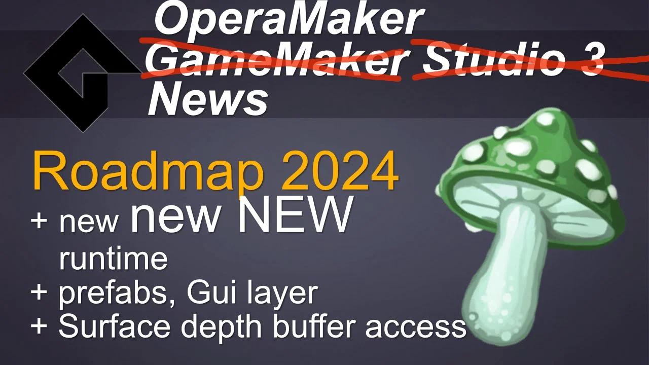 Gamemaker Roadmap 2024