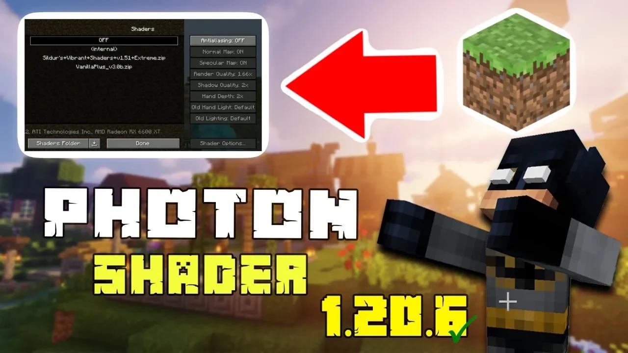 How To Download & Install Photon Shader for Minecraft 1.20.6